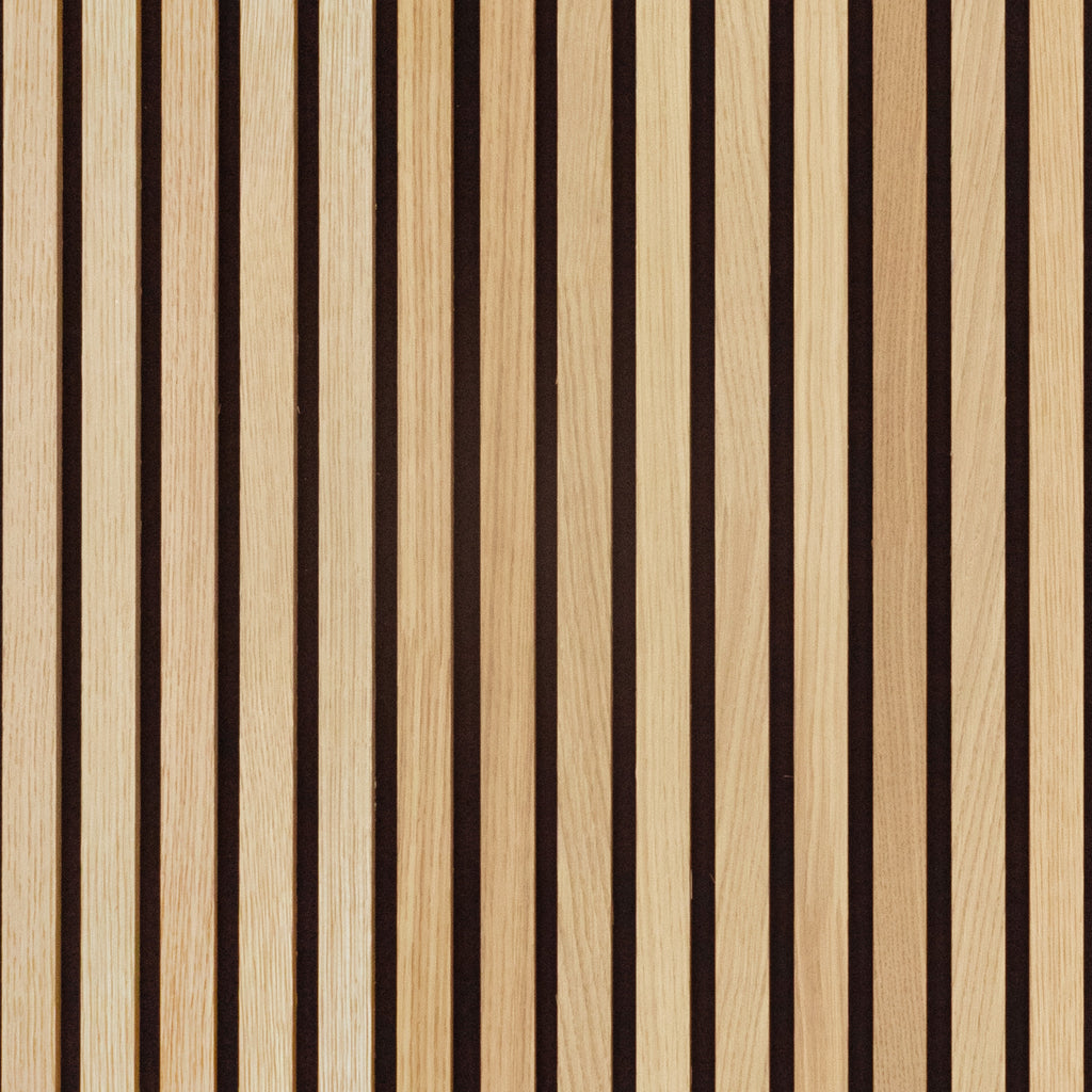 Natural Oak Acoustic Slat Panels 94.5" or 118" Length – LuxeWall