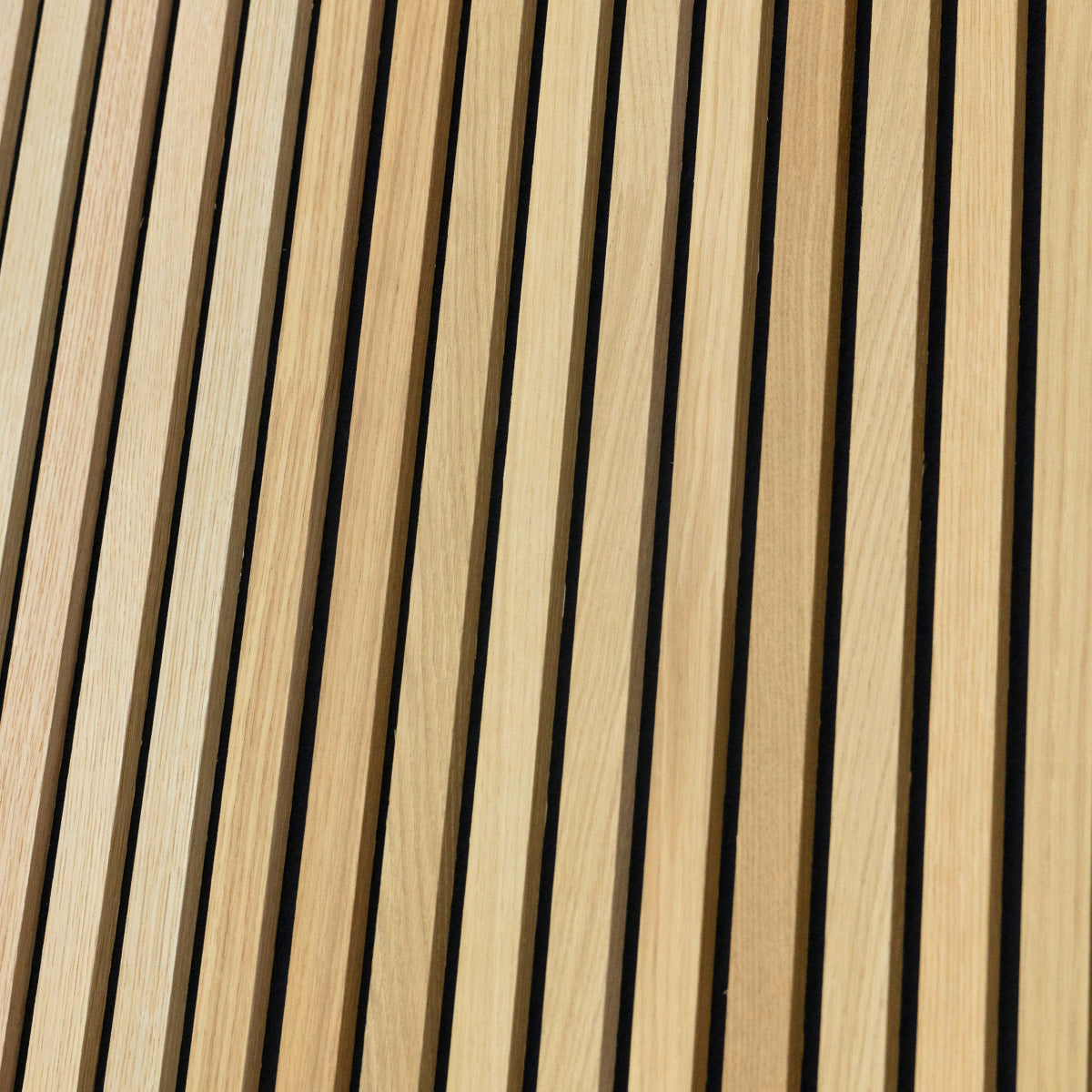 Natural Oak Acoustic Slat Panels 118" – LuxeWall