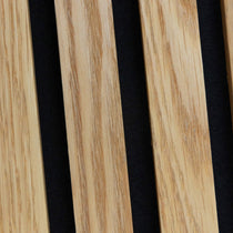 Natural Oak Acoustic Slat Panels 118" – LuxeWall