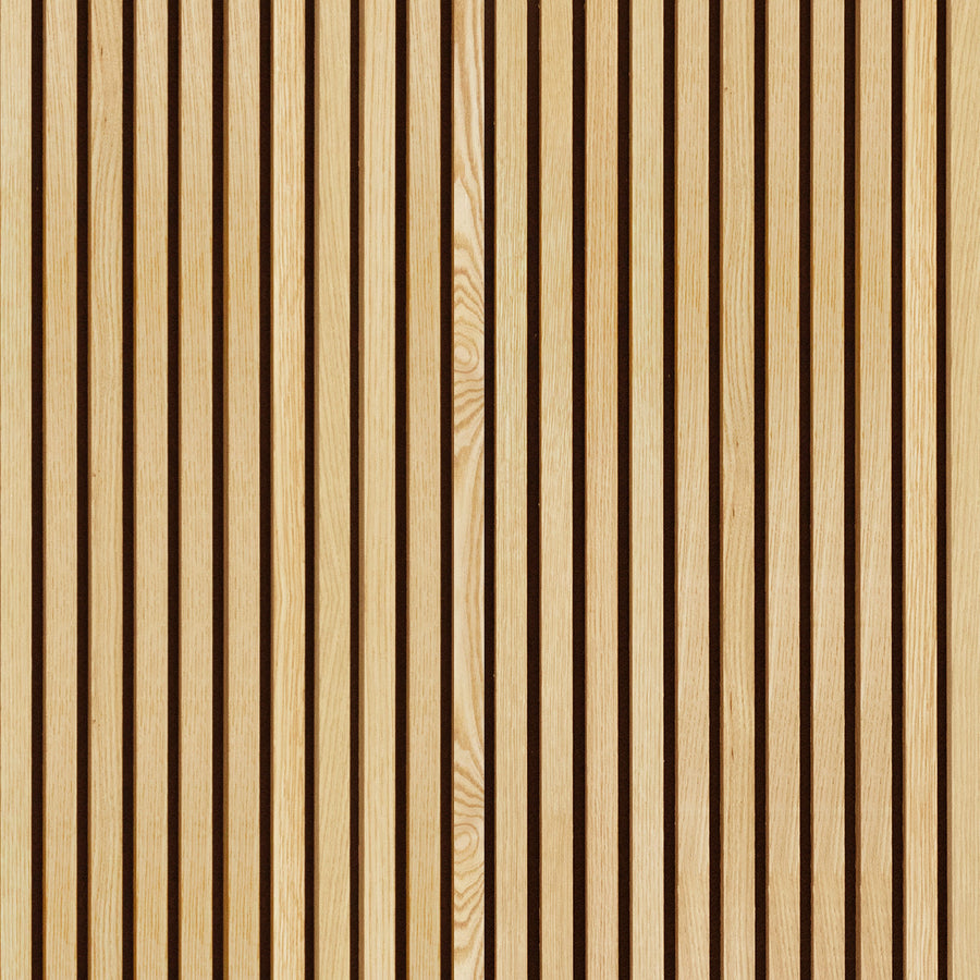 Natural Oak Acoustic Slat Panel 118" Sample – LuxeWall