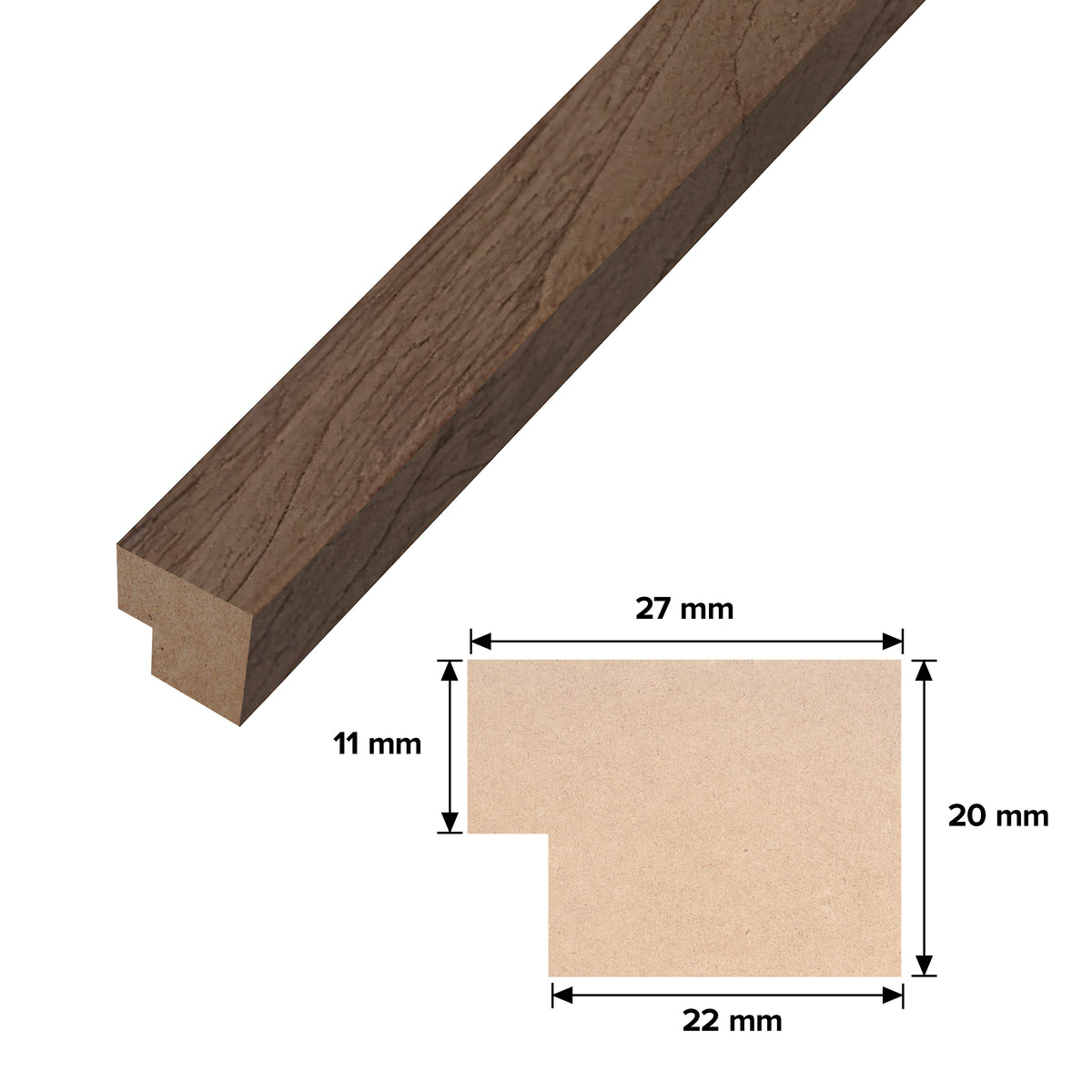 Natural Walnut Trim – Luxewall