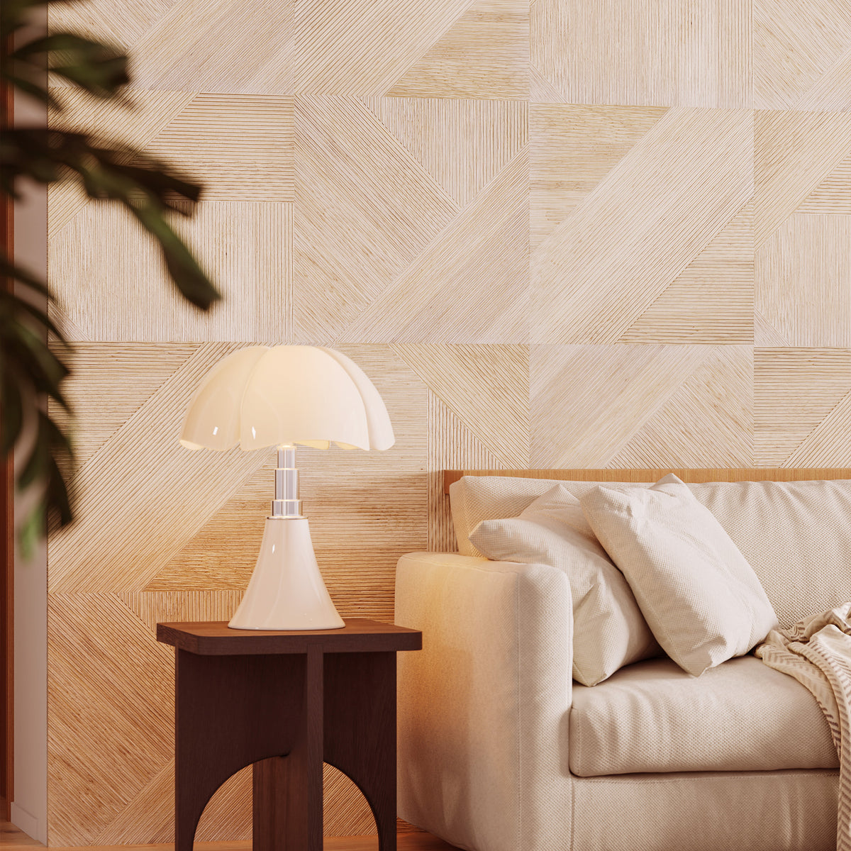 Natural Ash Wood Wall Panel Sample – LuxeWall