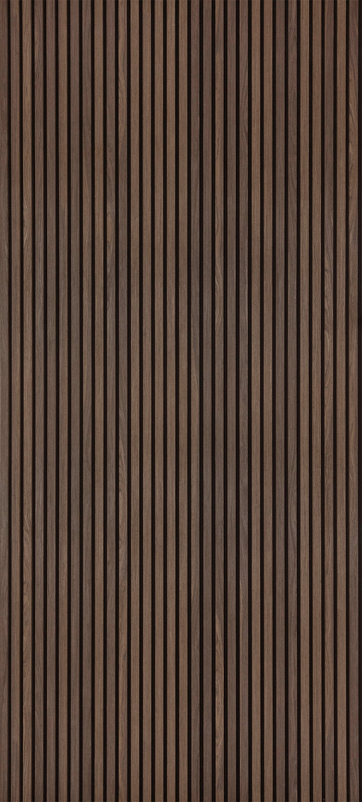 Toasted Walnut Acoustic Slat Panel 118" Sample – LuxeWall
