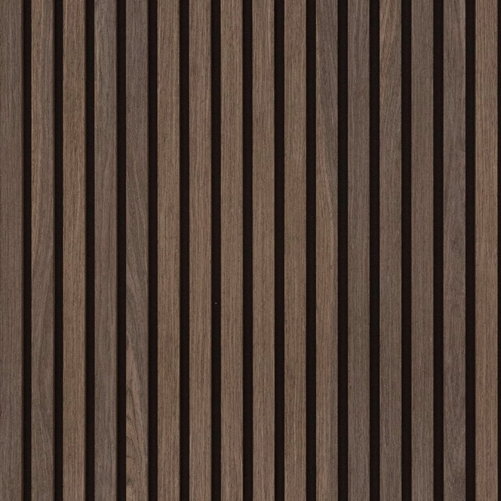 Toasted Walnut Acoustic Slat Panel 118" Sample – LuxeWall